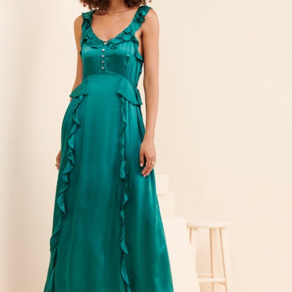 Love Sam | Dresses | Love Sam Neela Ruffle Gown Dress | Poshmark